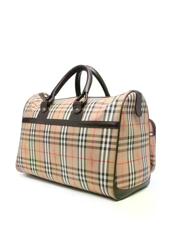 Burberry 1990s Check-print Travel Bag