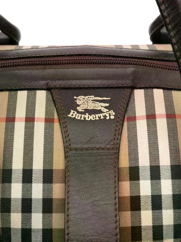 Burberry 1990s Check-print Travel Bag