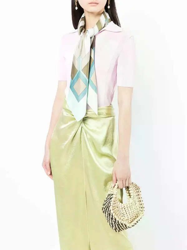Hermès Cassandre Silk Scarf - Green
