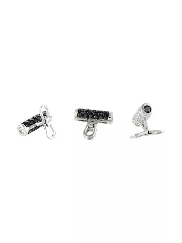 De Grisogono 18k White Gold Diamond Cufflinks