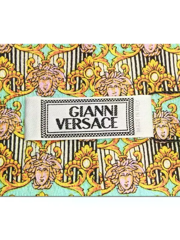 Versace Medusa-motif Silk Tie