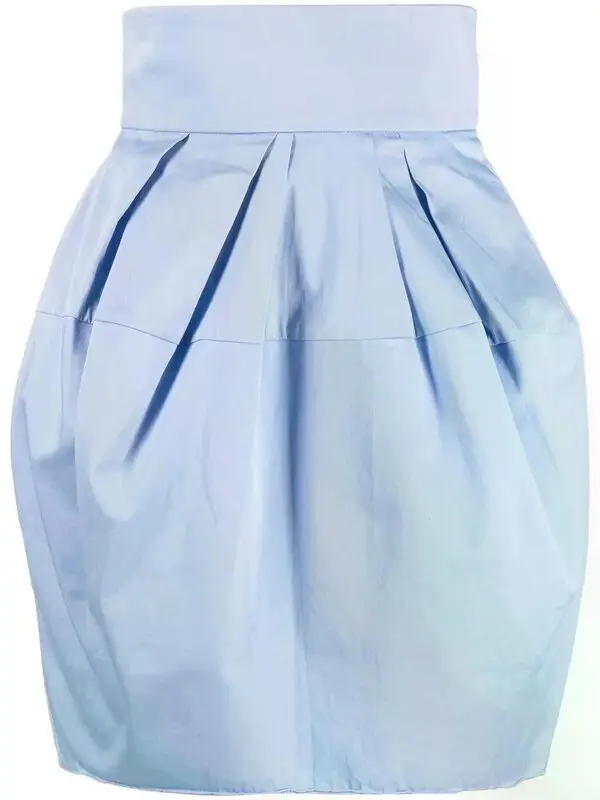 Dior High-waisted Puffball Skirt - Blue