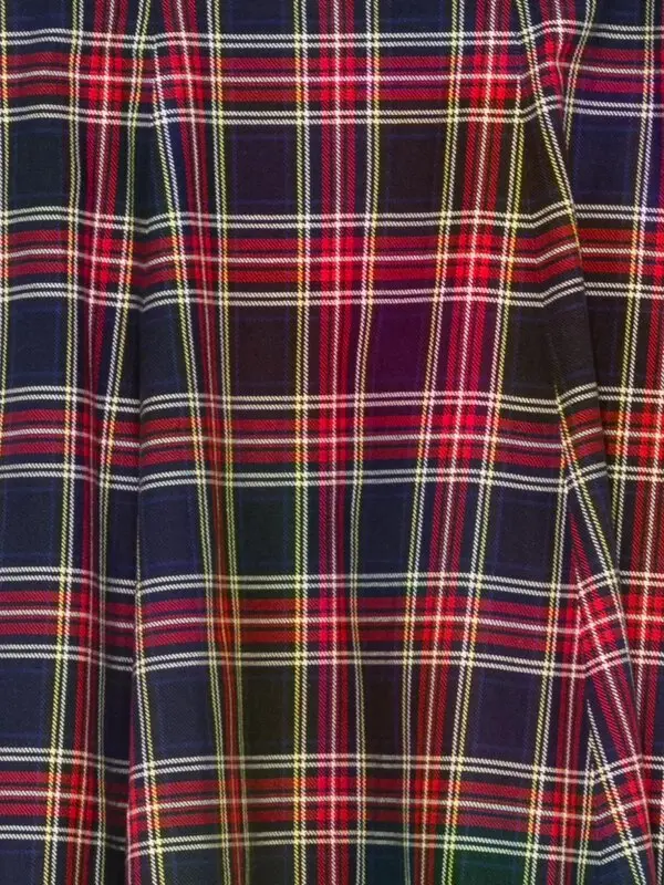 Comme Des Garçons 1990s Checked-pattern Skirt