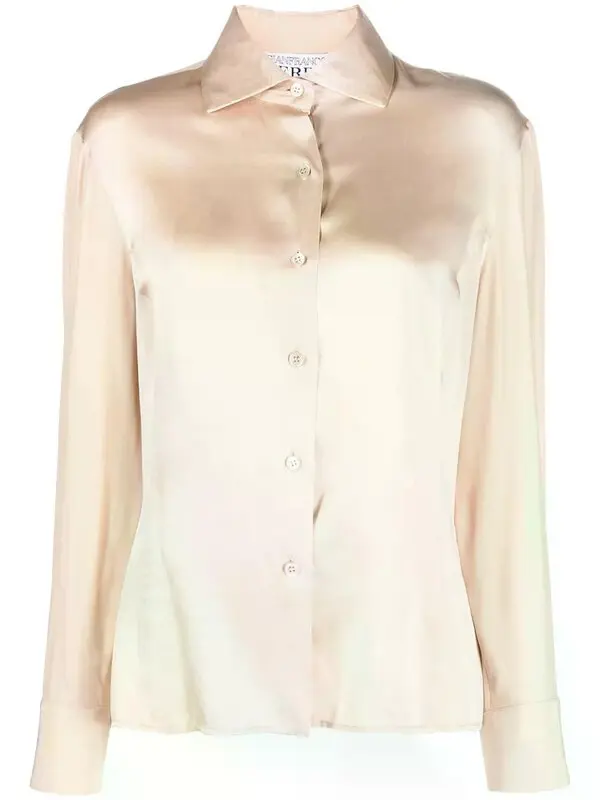 Gianfranco Ferre 1990s Silk Button-up Shirt