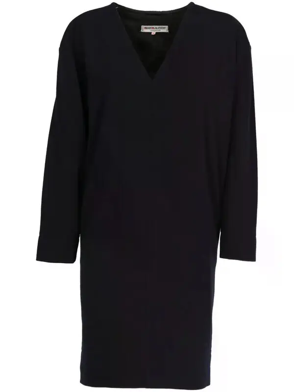 Saint Laurent 1970s Wool Midi Dress