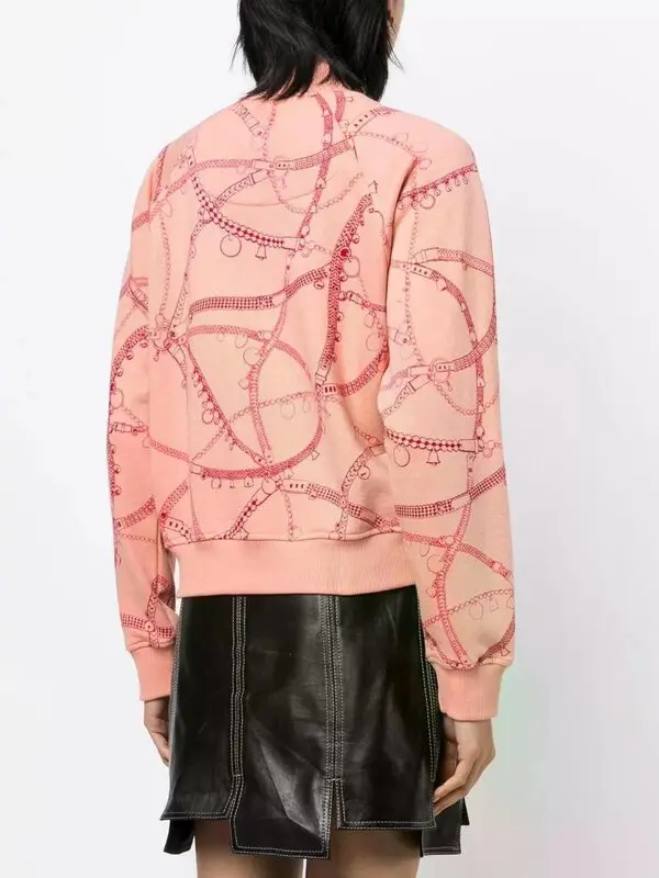 Hermès Bridle-strap Print Zip-up Jacket