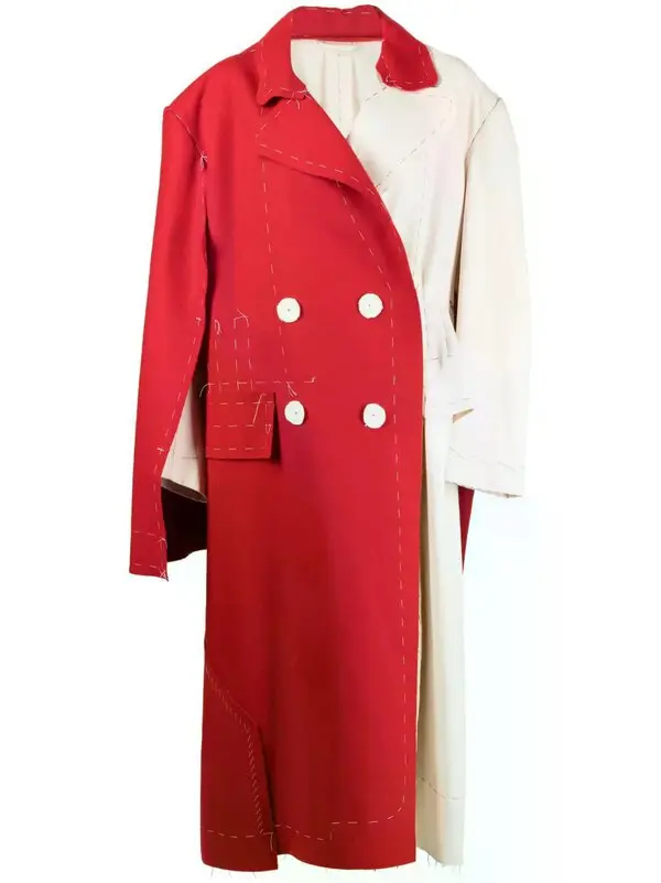 MAISON MARGIELA Deconstructed Double-breasted Coat