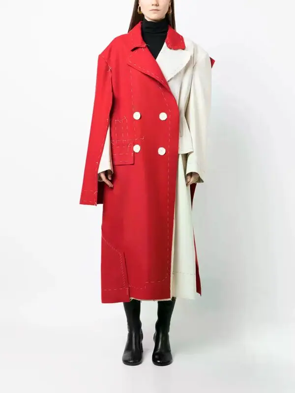 MAISON MARGIELA Deconstructed Double-breasted Coat