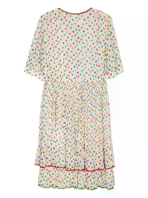 Celine 1980s Polka-dot Dress