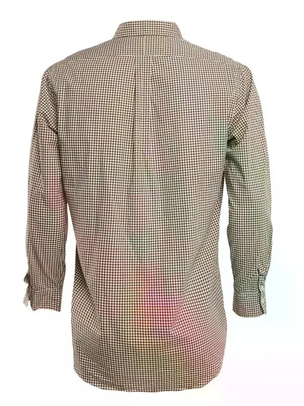 Ralph Lauren Gingham-check Long-sleeve Shirt - Brown
