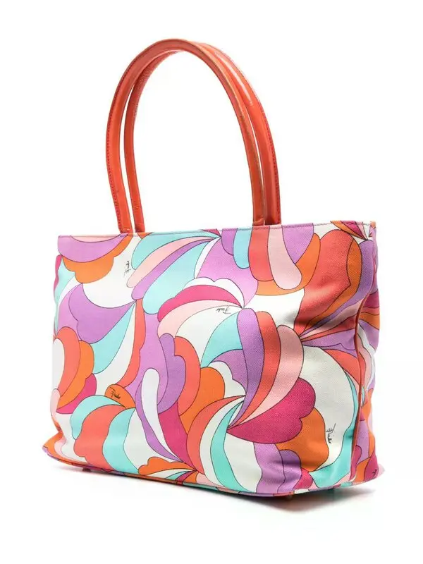 Emilio Pucci Geometric-print Tote Bag