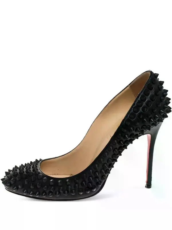 CHRISTIAN LOUBOUTIN 100mm Fifi Spike Leather Pumps