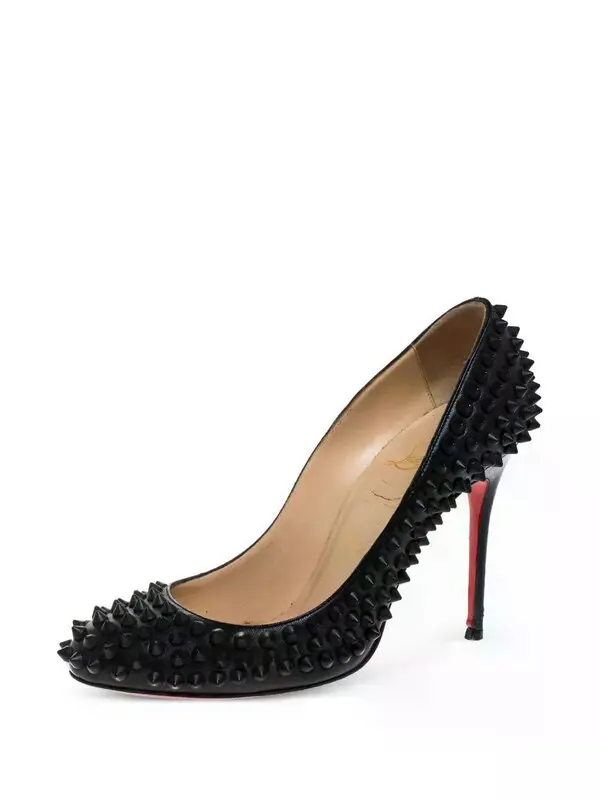CHRISTIAN LOUBOUTIN 100mm Fifi Spike Leather Pumps
