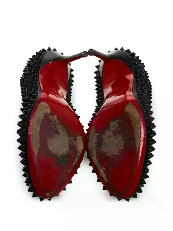 CHRISTIAN LOUBOUTIN 100mm Fifi Spike Leather Pumps