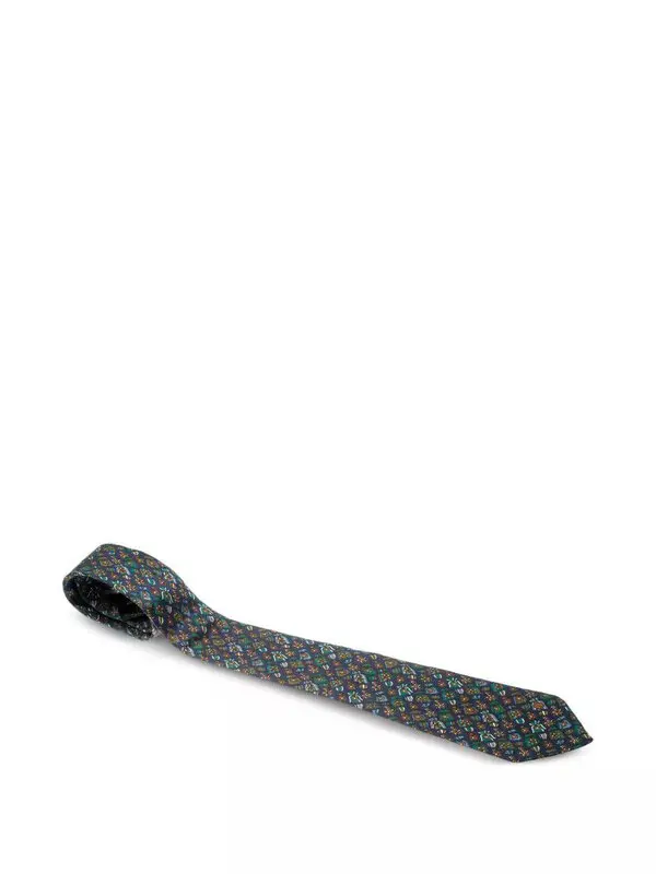 Dunhill Silk Tie - Blue