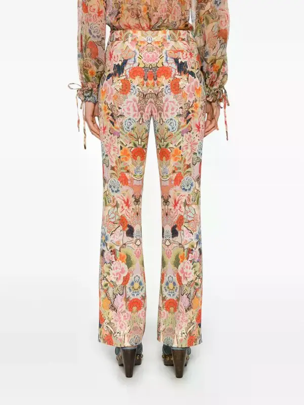 Alexander McQueen Floral-print Trousers