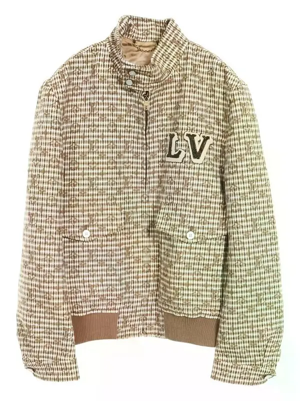 LOUIS VUITTON Monogram-detail Zip Jacket
