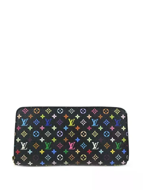 LOUIS VUITTON 2010 X Takashi Murakmi Zippy Wallet - Black