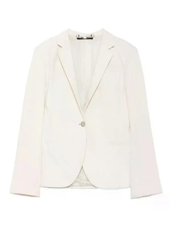 Gucci 2000s Lace-up Satin Blazer