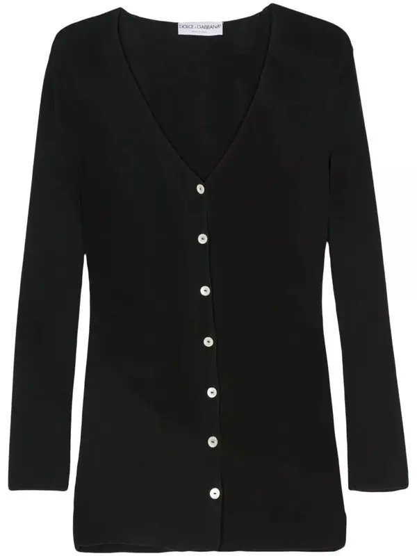 Dolce & Gabbana 1990s Ribbed-knit Cardigan