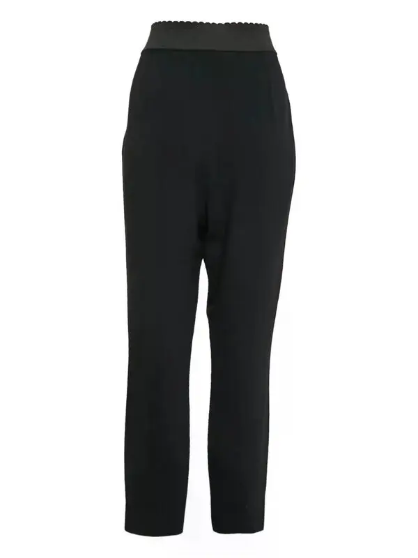 Dolce & Gabbana Straight-leg Trousers - Black