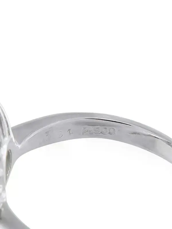 LB EXCLUSIVE Platinum, Diamond, And Sapphire Ring