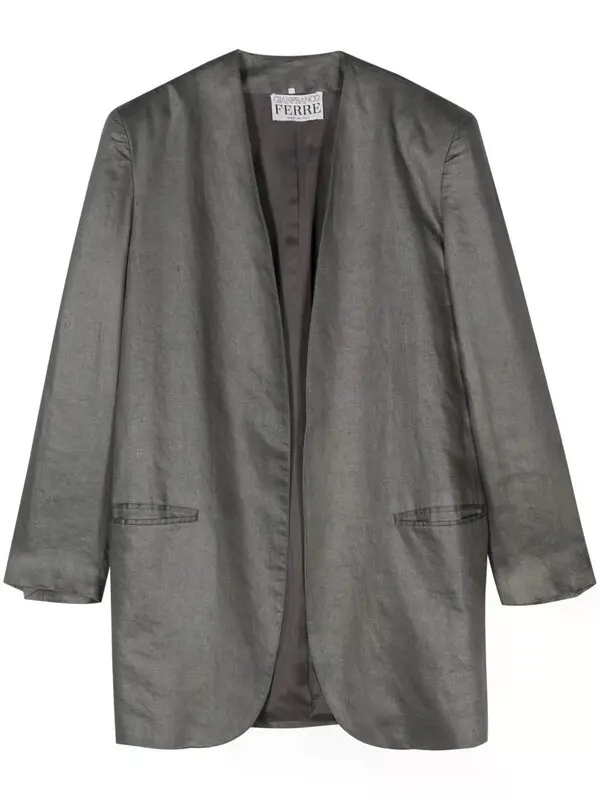 Gianfranco Ferre 1990s Linen Coat