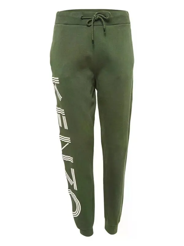Kenzo Logo-printed Track Pants - Green
