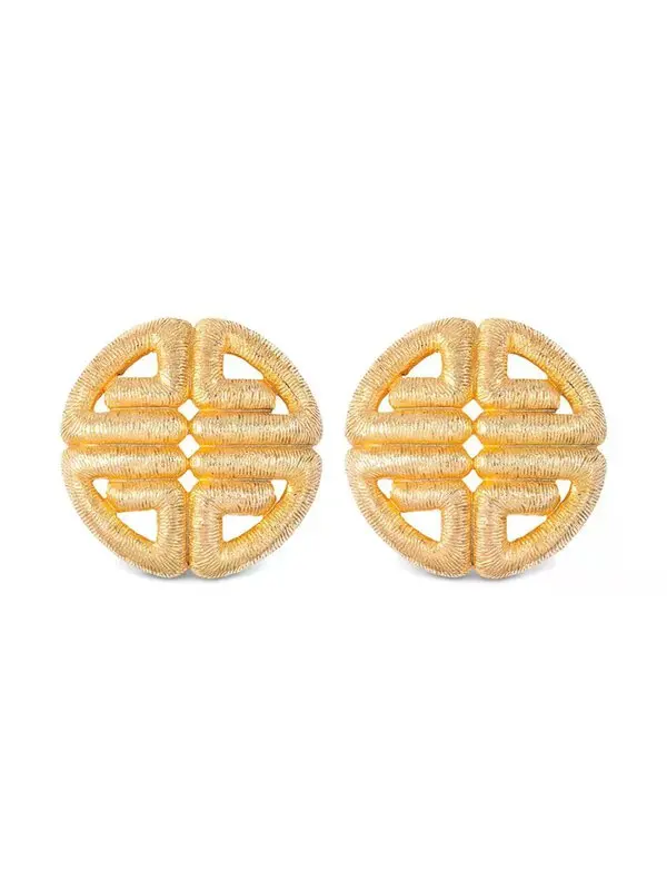 Givenchy 1980s 4g Earrings - Gold