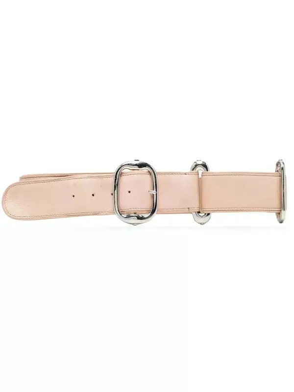 Gianfranco Ferre 1990s Leather Belt - Neutrals