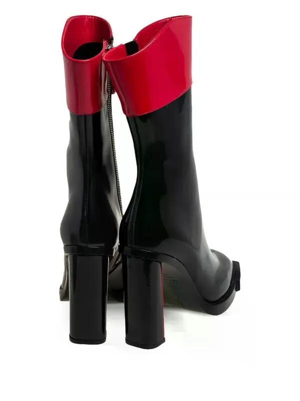 Alexander McQueen 105mm Color-block Ankle Boots