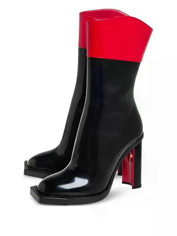 Alexander McQueen 105mm Color-block Ankle Boots