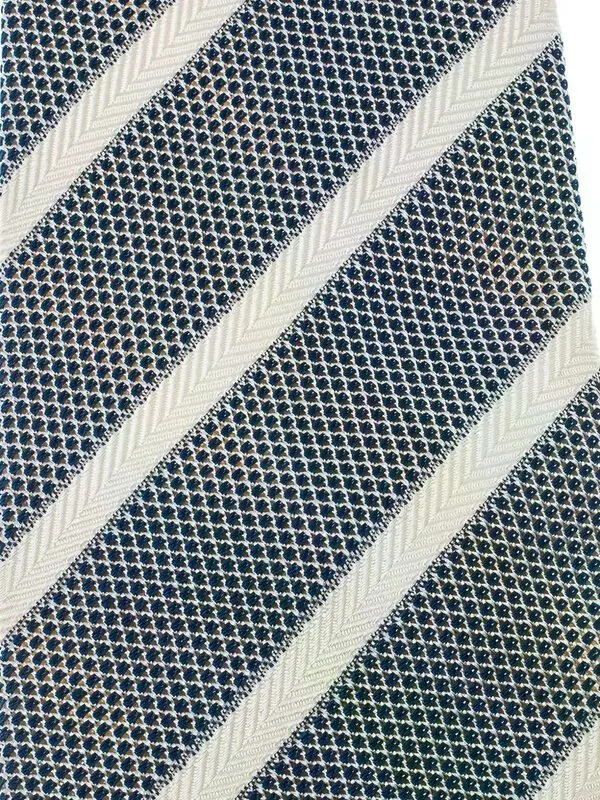 BOSS Striped Silk Tie - Blue