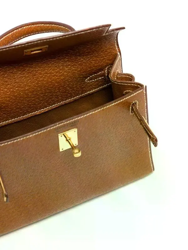 Hermès Mini Kelly Sellier Two-way Bag - Brown