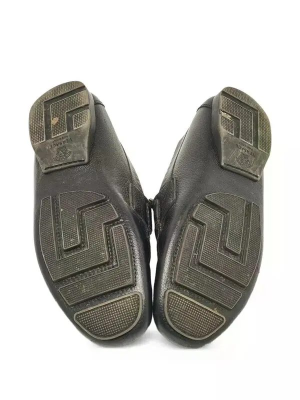 Versace Medusa Plaque Loafers - Black