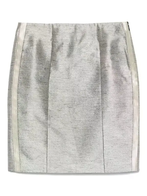 Balenciaga 2010s Silk-linen Skirt