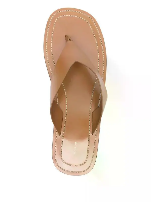 THE ROW Ginza Flat Sandals - Brown