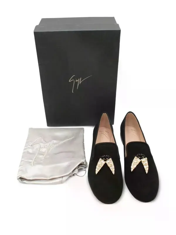 GIUSEPPE ZANOTTI Embellished Loafers