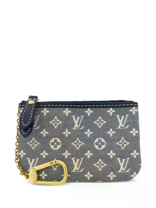 LOUIS VUITTON Monogram Canvas Coin Purse - Blue