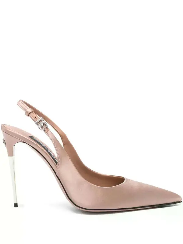 Dolce & Gabbana 105mm Slingback Leather Pumps