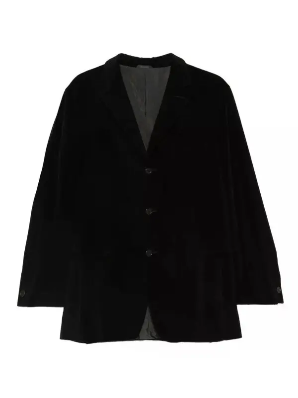 ROMEO GIGLI 1990s Buttoned Blazer - Black