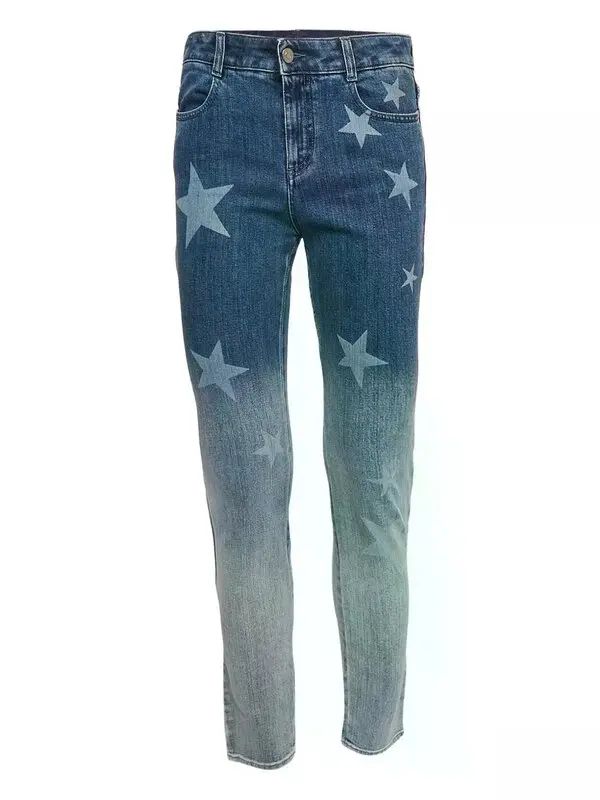 Stella McCartney Star-print Straight Leg Jeans