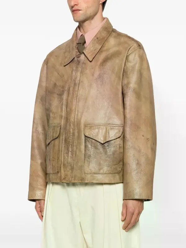 A.N.G.E.L.O. VINTAGE CULT 2000s Pocket Leather Jacket