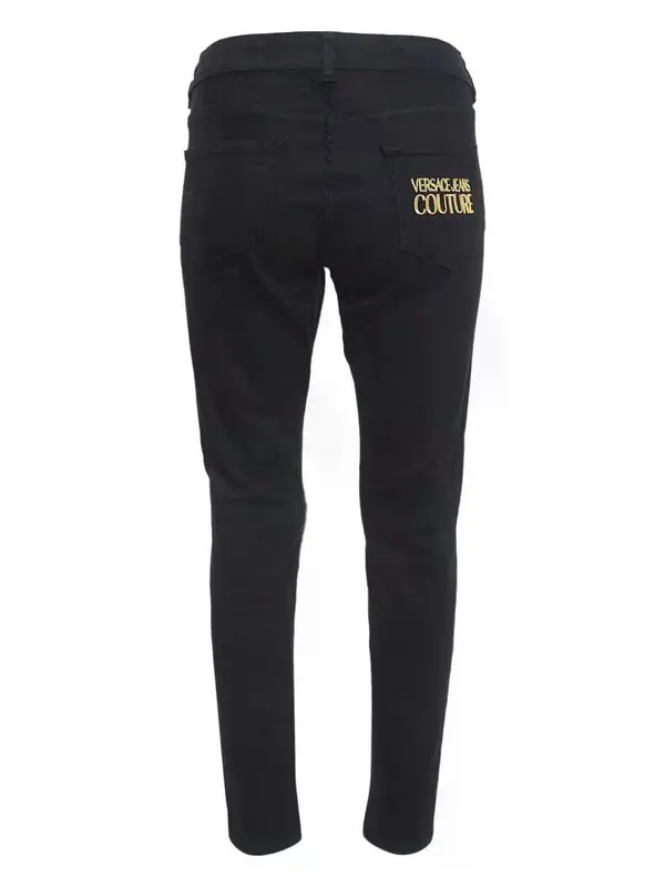 Versace Logo-embroidered Jeans