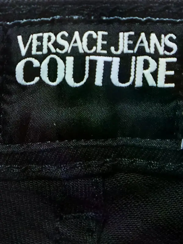 Versace Logo-embroidered Jeans