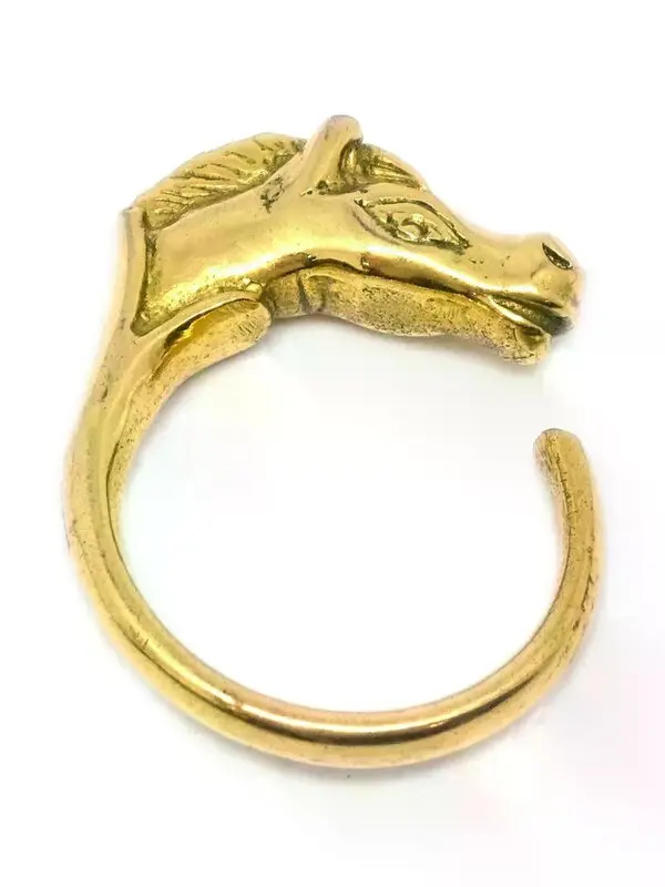 Hermès 1990-2000s Horse Ring - Gold