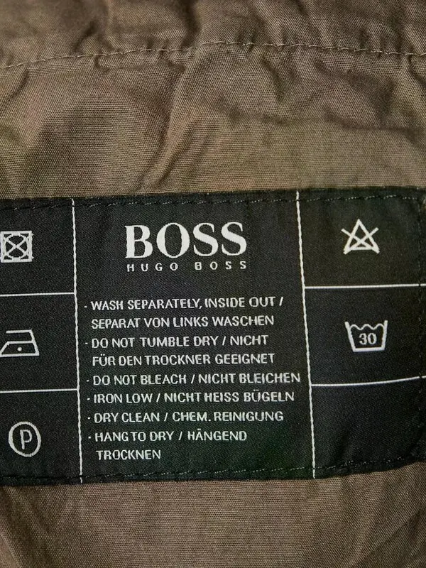 BOSS Gabardine Chino Trousers