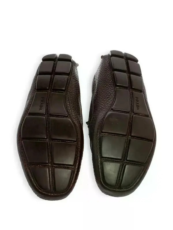 Prada Leather Penny Loafers