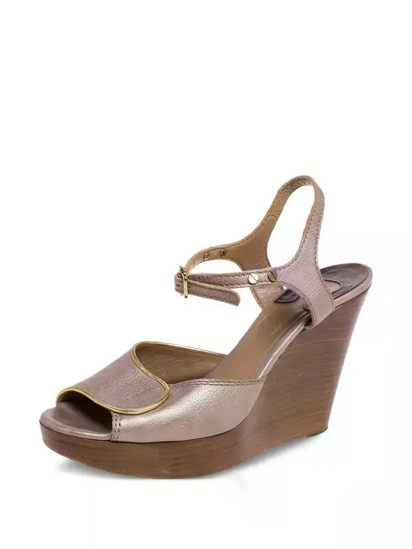 Chloé 100mm Leather Heeled Sandals