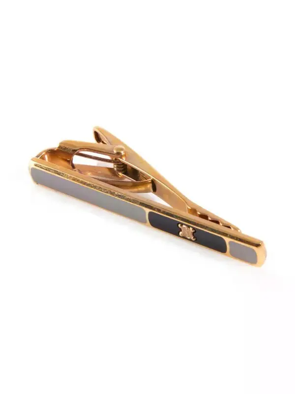 Celine 1990s Triomphe Tie Clip